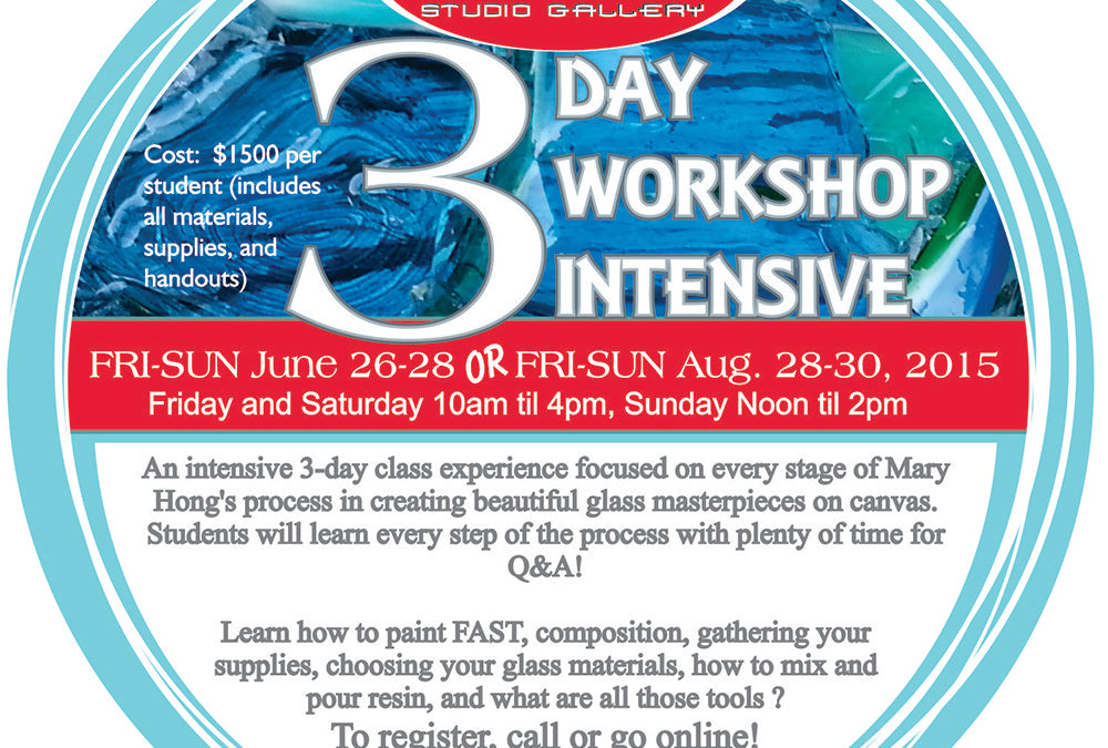 3 Day Workshop Intensive is here! – Mary Hong Studio